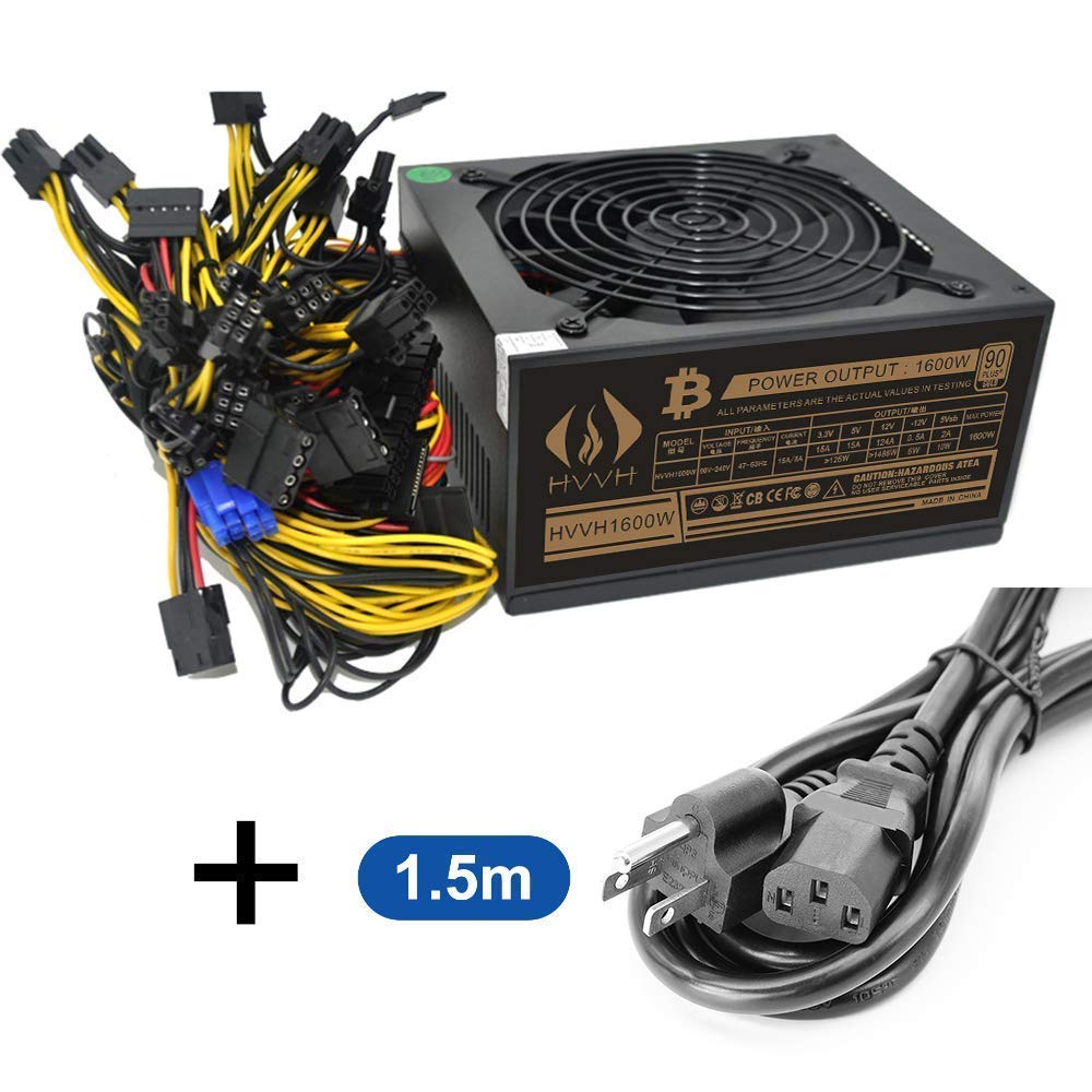 Mua 20+4 Pin Silent Noise Reduction Miner/PC GPU ATX 1600W Power Supply ...
