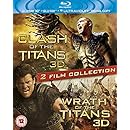 Amazon.com: Clash of the Titans 3D / Wrath of the Titans 3D [Blu-ray ...