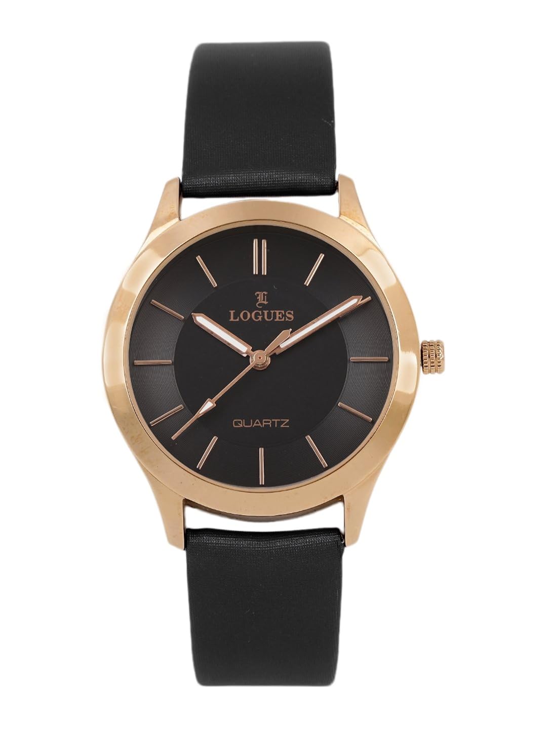 Buy Logues Black Dial Analogue Women's Casual Watch Online at Low ...