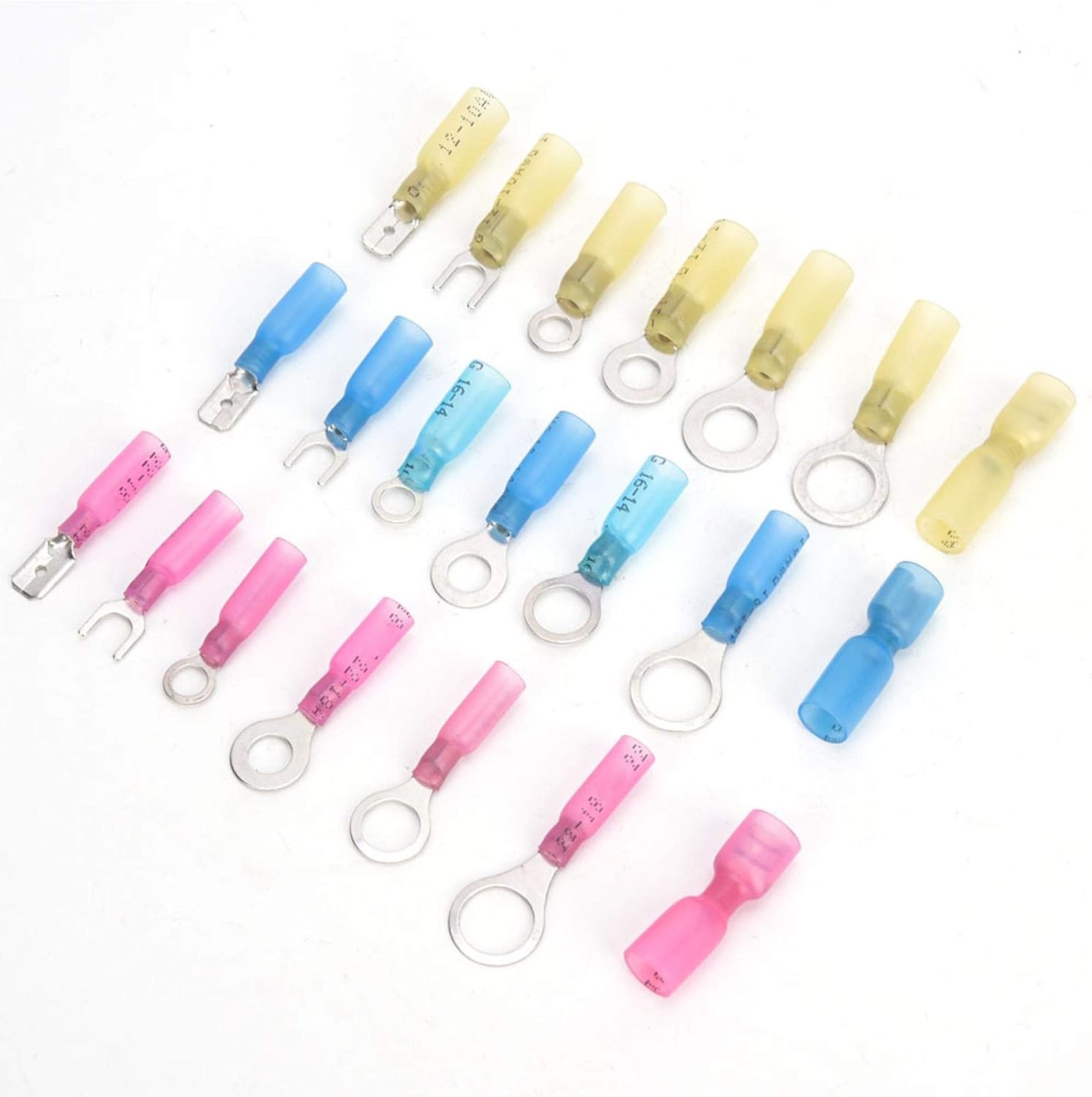 Heat Shrinkable Cable Connectors 240PCS Waterproof Thermal Insulating ...