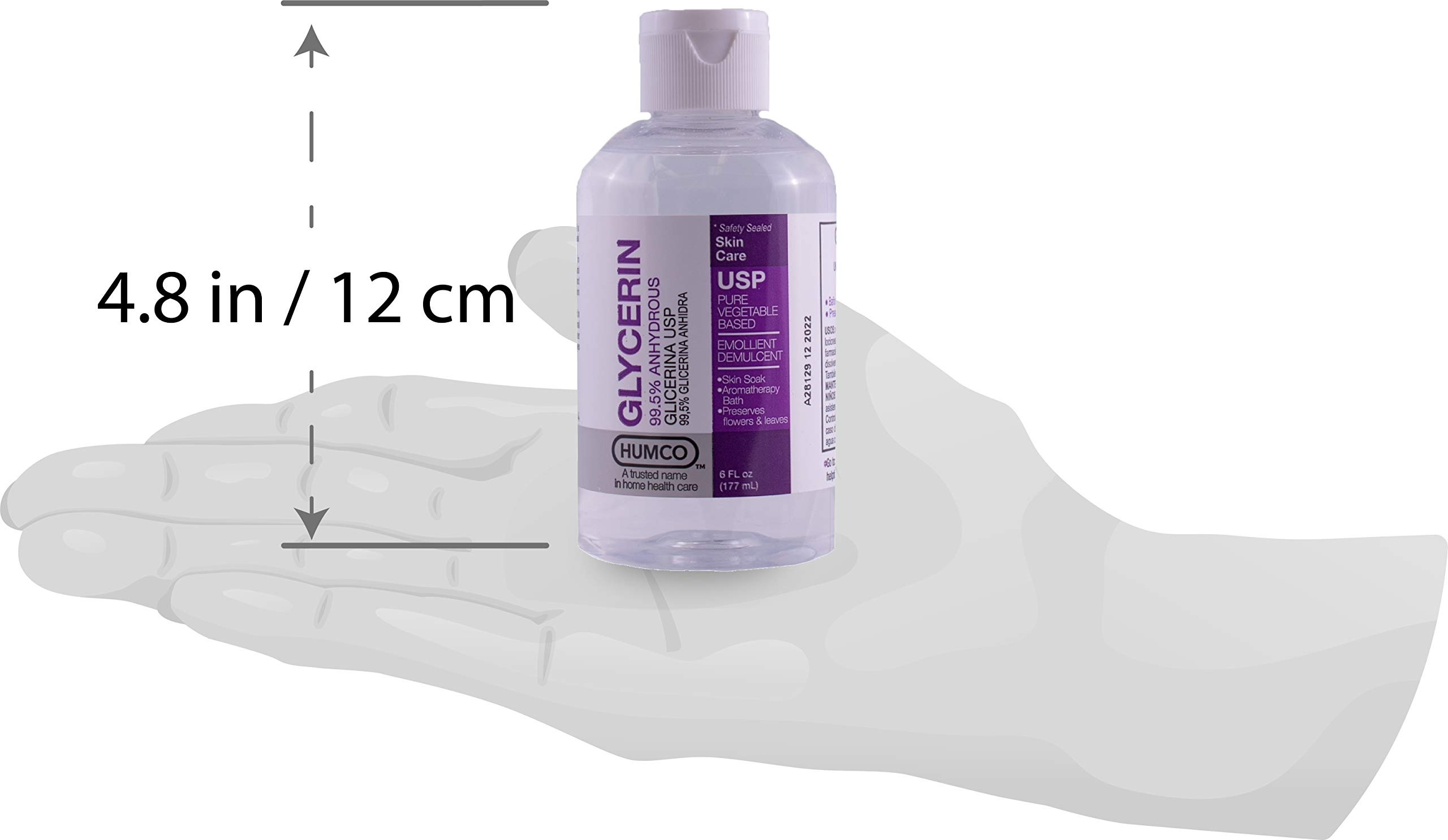 Humco Glycerin USP Grade Ointment, 6 Fl Oz, Pure, Natural, Pure ...