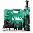 Amazon.com: KIMO 3/8" Cordless Electric Ratchet Wrench Set, 40 Ft-lbs ...