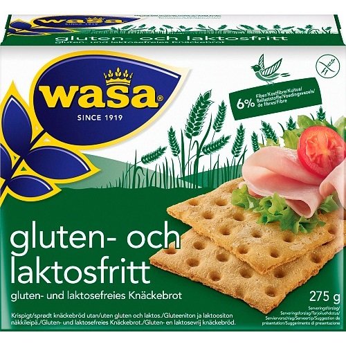 Wasa Knacke Gluten/Lactose Free Crispbread 275g (Pack of 3): Amazon.co ...