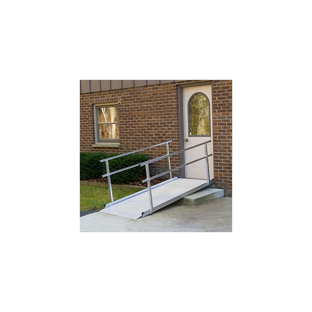 Aluminum Wheelchair Ramp With Handrails at Jacob Freeman blog