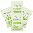 Amazon.com: Pond's Purify & Refresh Facial Wipes with Aloe Vera, Makeup ...