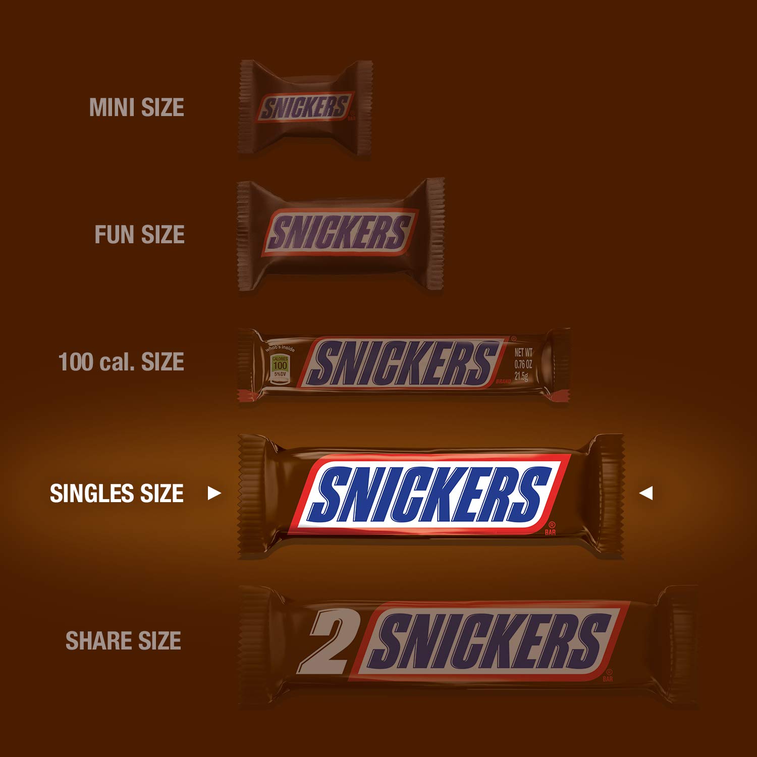 Galleon SNICKERS Singles Size Chocolate Candy Bars 1 86 Ounce Bar 48 