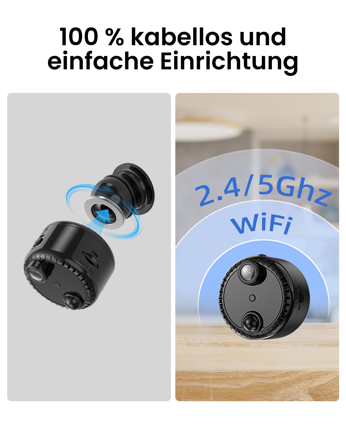 Mua HYCENCY Mini Camera WLAN Surveillance Camera 4K Live Transmission ...