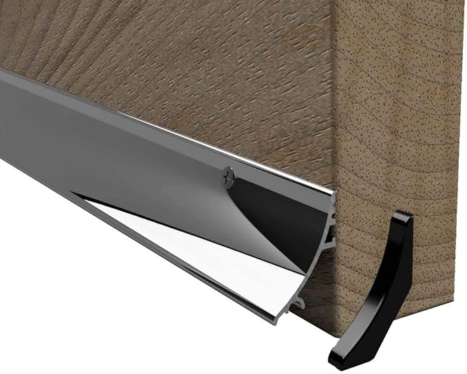 Stormguard Door Rain Water Weather Deflector Bar (838mm, Silver 32mm ...