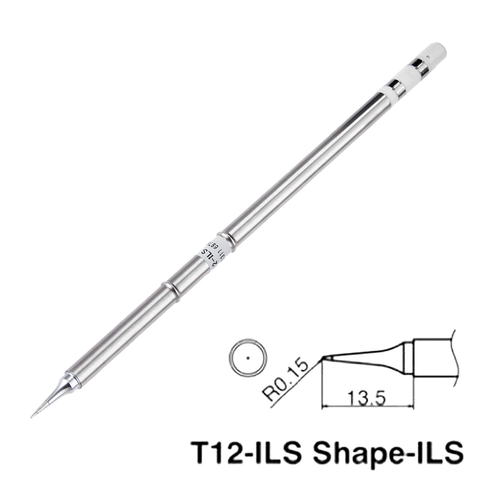 T12-ILS Kit Series Solder Iron Tip Tips For HAKKO Soldering Rework ...