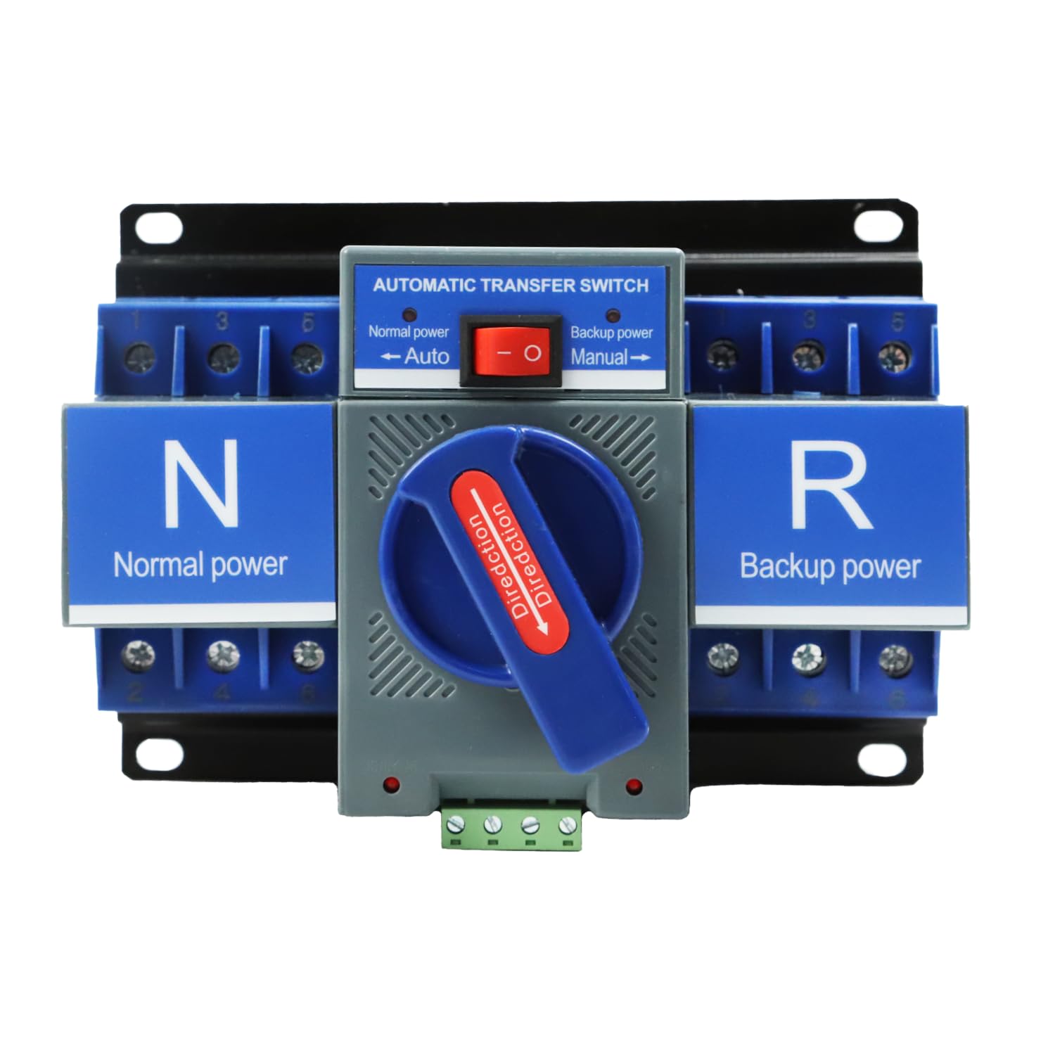 XINTAIHELE Dual Power Automatic Transfer Switch 110V 3P 63A Generator Changeover Switch for Home ...