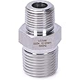Amazon.com: U.S. Solid 304 Stainless Steel Hex Nipple, 6000 psi High Pressure Heavy Duty Pipe ...