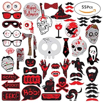 Amazon.com: Big Dot of Happiness Spooktacular - Eat, Drink and Be Scary ...