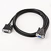 DTech 6ft RS232 Serial Cable Extension Male to Female 9 Pin Straight ...