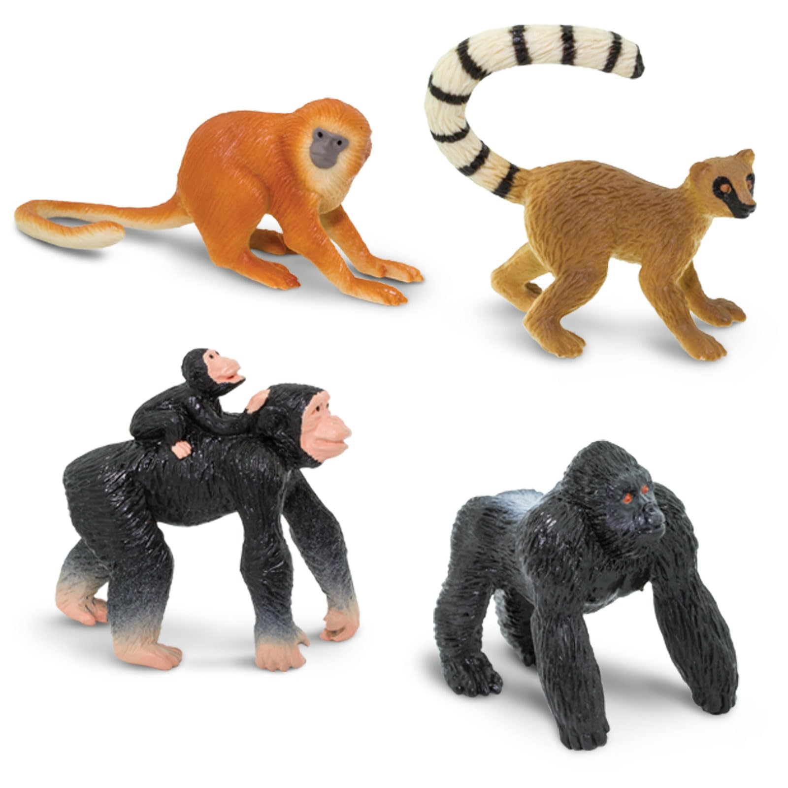Mua Safari Ltd. Apes & Monkeys TOOB - 12 Figurines: Baboon, Orangutan ...