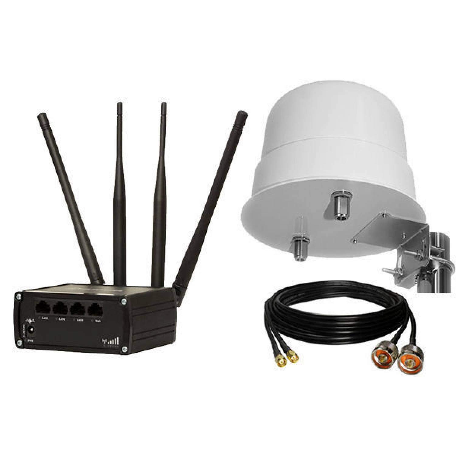 12dBi Outdoor Antenna 2,5m Cable Teltonika RUT950 Mobile 4G/LTE Modem ...