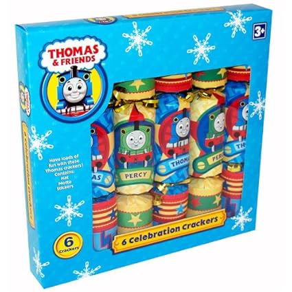 Thomas The Tank 6 Celebration Christmas Crackers Large: Amazon.co.uk ...