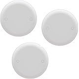 Carlon CPC4WH Ceiling Fan Box Cover, Round, Blank, 4-Inch Diameter ...