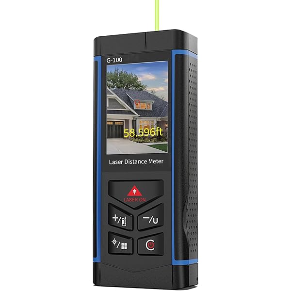 WELLRAY Dual Laser Measuring Tool Aluminum Shell Bi-Directional 400 Ft ...