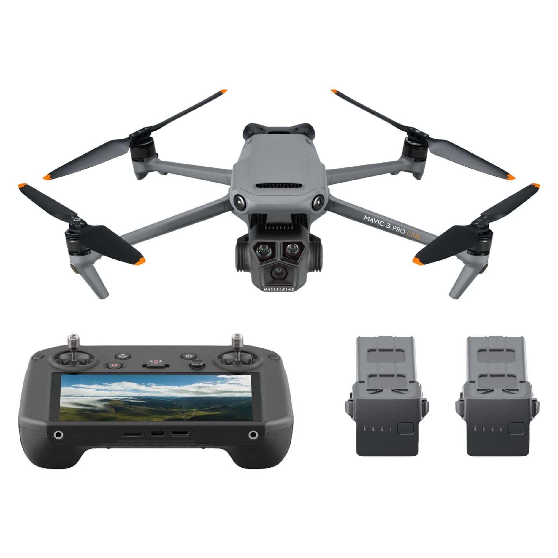DJI Mavic 3 Pro Cine with DJI RC Pro (High-Bright Screen), Flagship ...