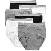 Stafford 6 Pack 100% Cotton Full-Cut Briefs Size at Amazon Men’s ...