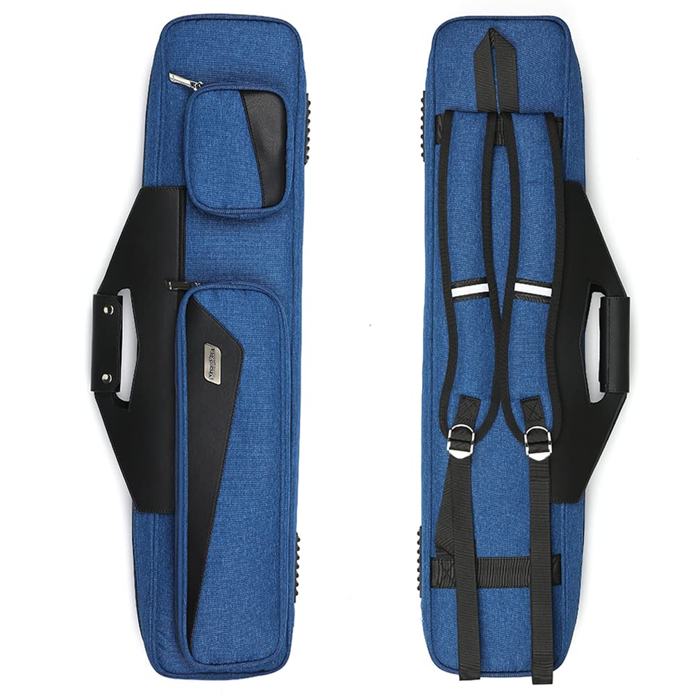 Mua Pool Cue Case 4x4 with Backpack Straps Carrying Case for 4 Pool ...