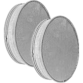 HVAC OV 2pack Galvanized Metal Duct End Cap - 6 Inch Fit Available in ...