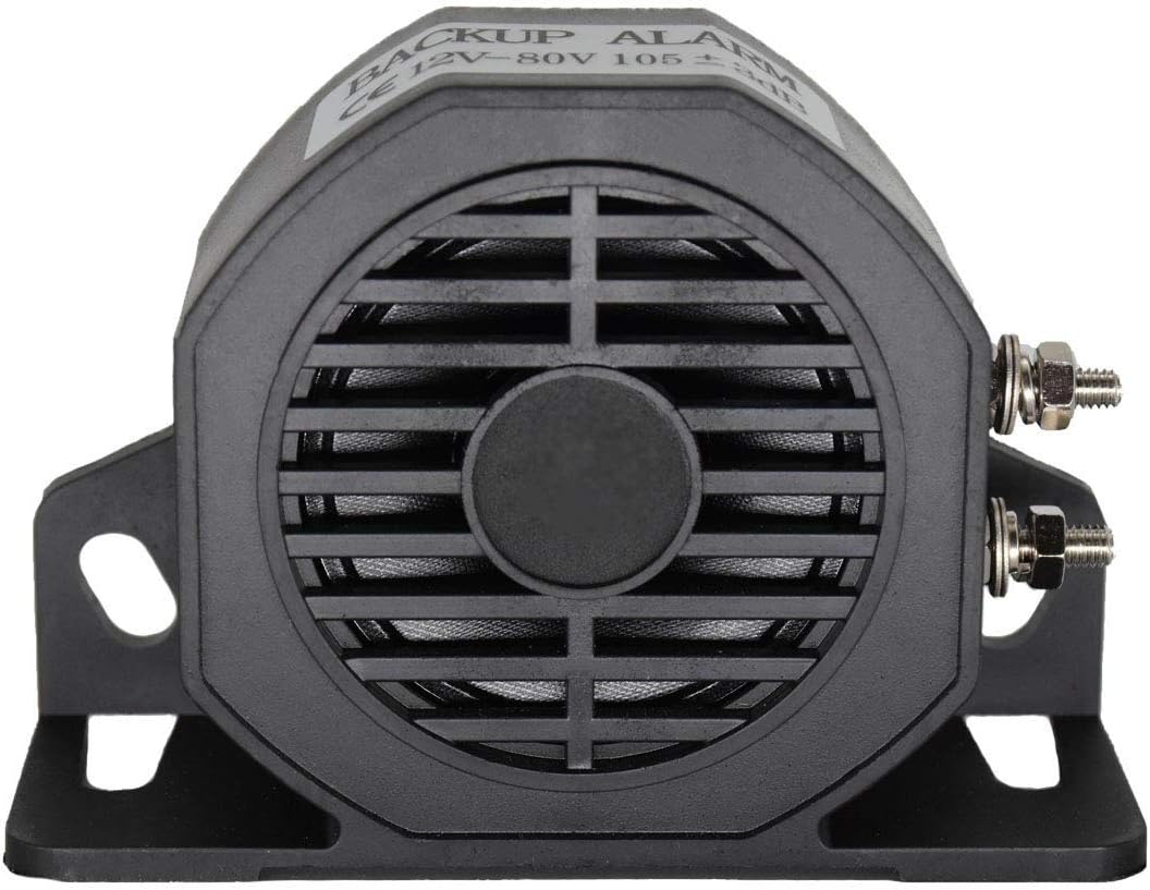 MIRKOO Backup Alarm, 105dB 12V-48V DC Waterproof Industrial Heavy-duty ...