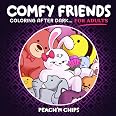 COMFY FRIENDS: Cute Coloring Book for Adults Featuring Bold and ...