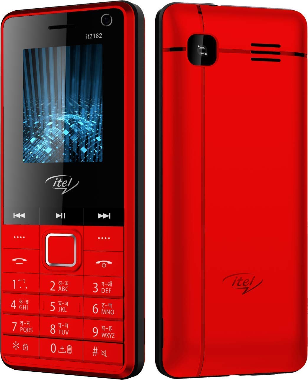 itel it2182-1.8 Inch Feature Phone (Red): Amazon.in: Electronics