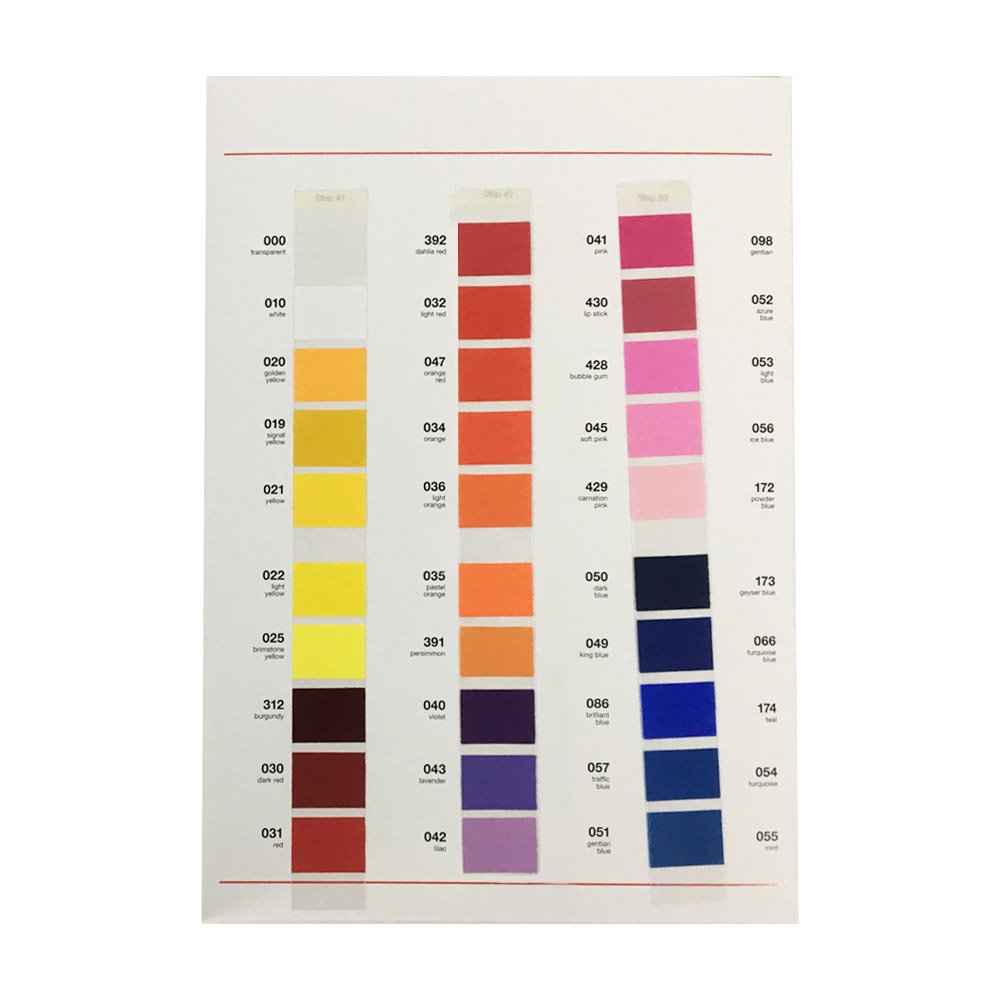Mua ORACAL 651 and 631 Color Charts Guide Matte Indoor Vinyl Sample ...