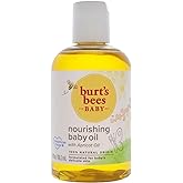 Amazon.com: Burt's Bees Baby Nourishing Baby Oil, 100% Natural Origin ...