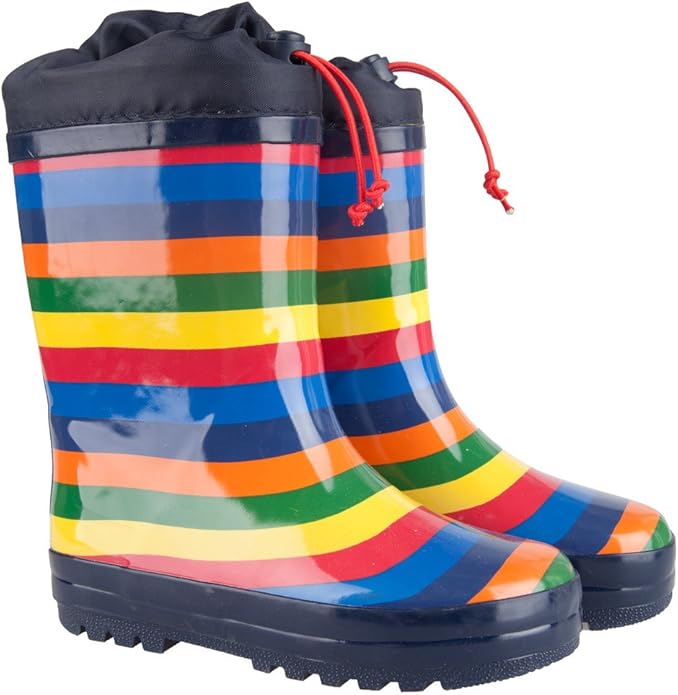 Mountain Warehouse Rainbow Winter Kids Waterproof Wellies - Durable ...