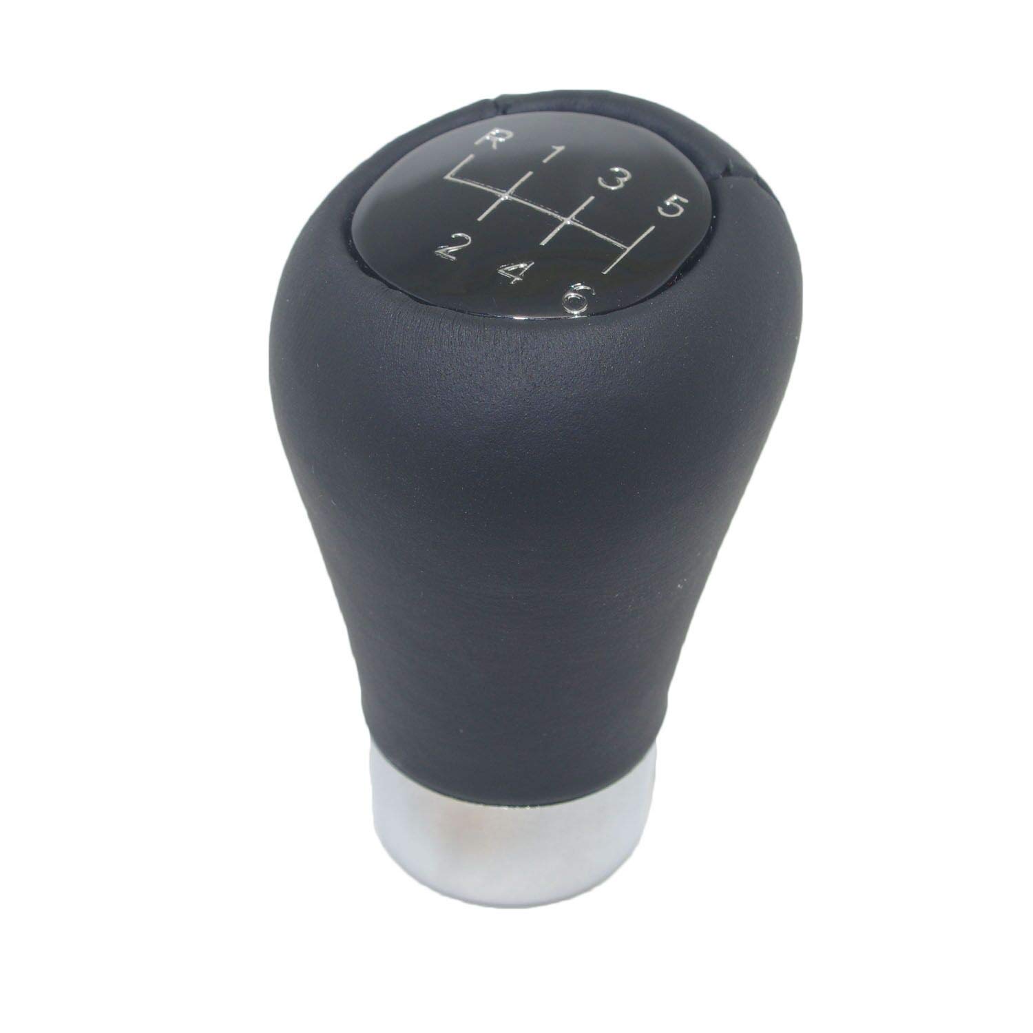 Pursuestar Black Genuine Leather 6 Speed Manual Short Shift Knob for BMW 1 3 5 6 Series E30 E32 ...