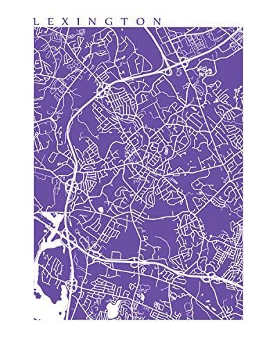 Amazon.com: Lexington Map Print - Massachusetts Poster : Handmade Products