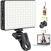 Amazon.com: NEEWER Basic Selfie Light with Front & Back Phone Clip, 60 ...