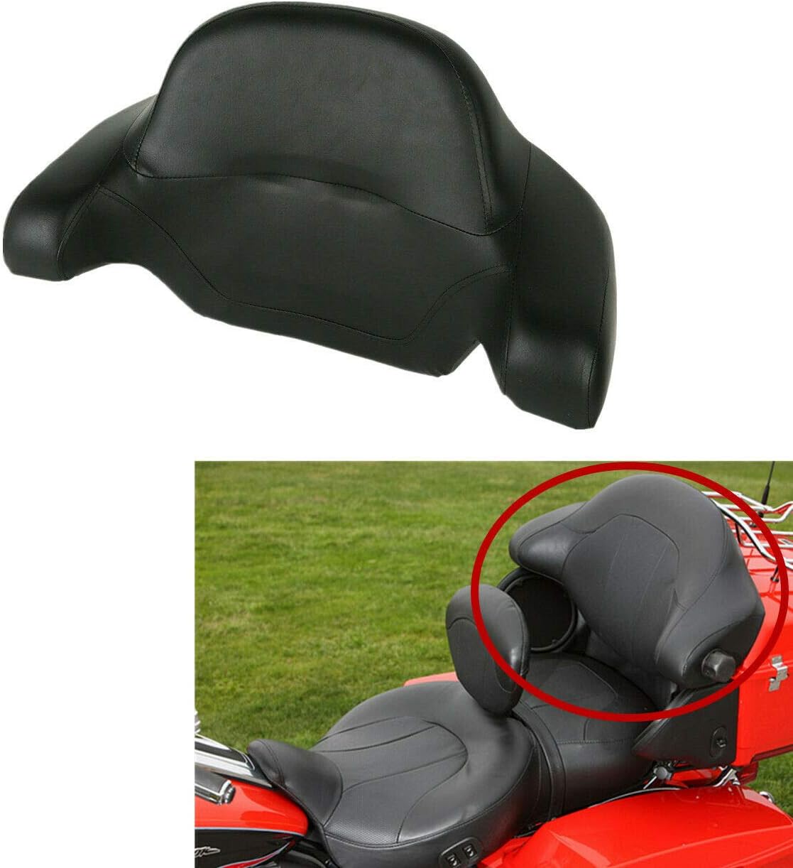 Amazon.com: TCT-MT Back Rest Wrap-around King Chopped Trunk Pack ...