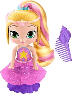 Amazon.com: Fisher-Price Shimmer & Shine Ocean Genie Leah, GFB41: Toys ...