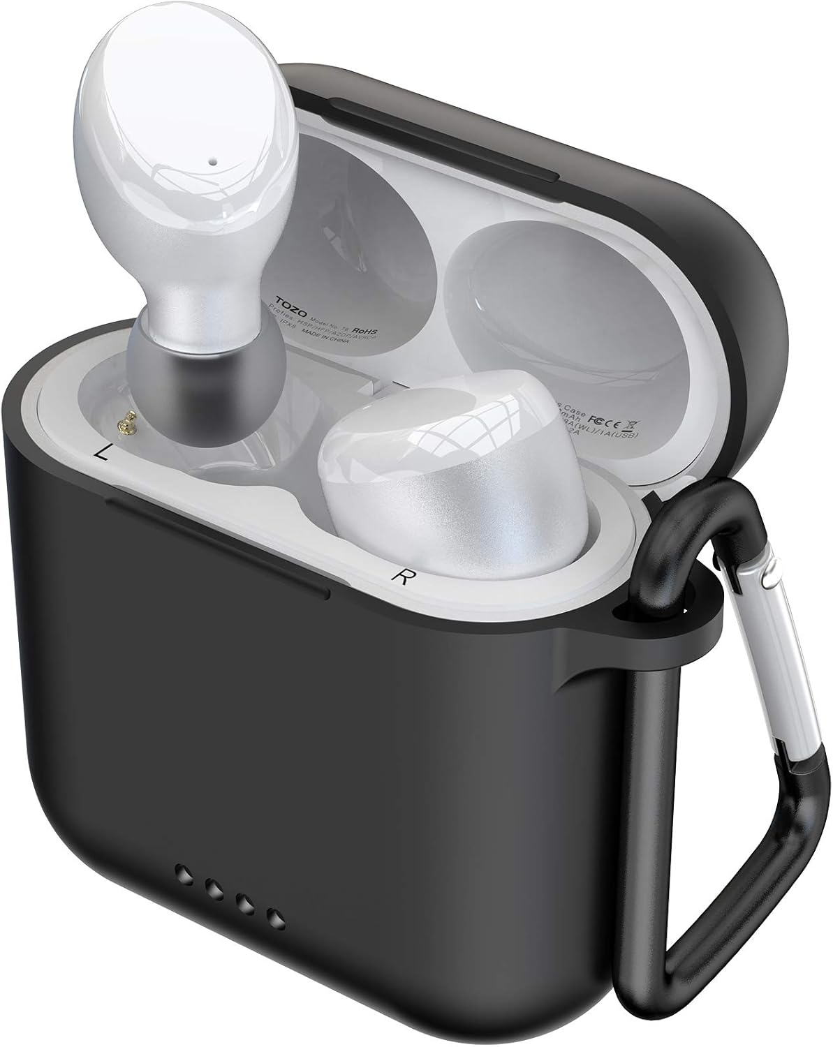 TOZO T6 Protective Silicone Case Shockproof Soft Skin Cover for TOZO T6 ...