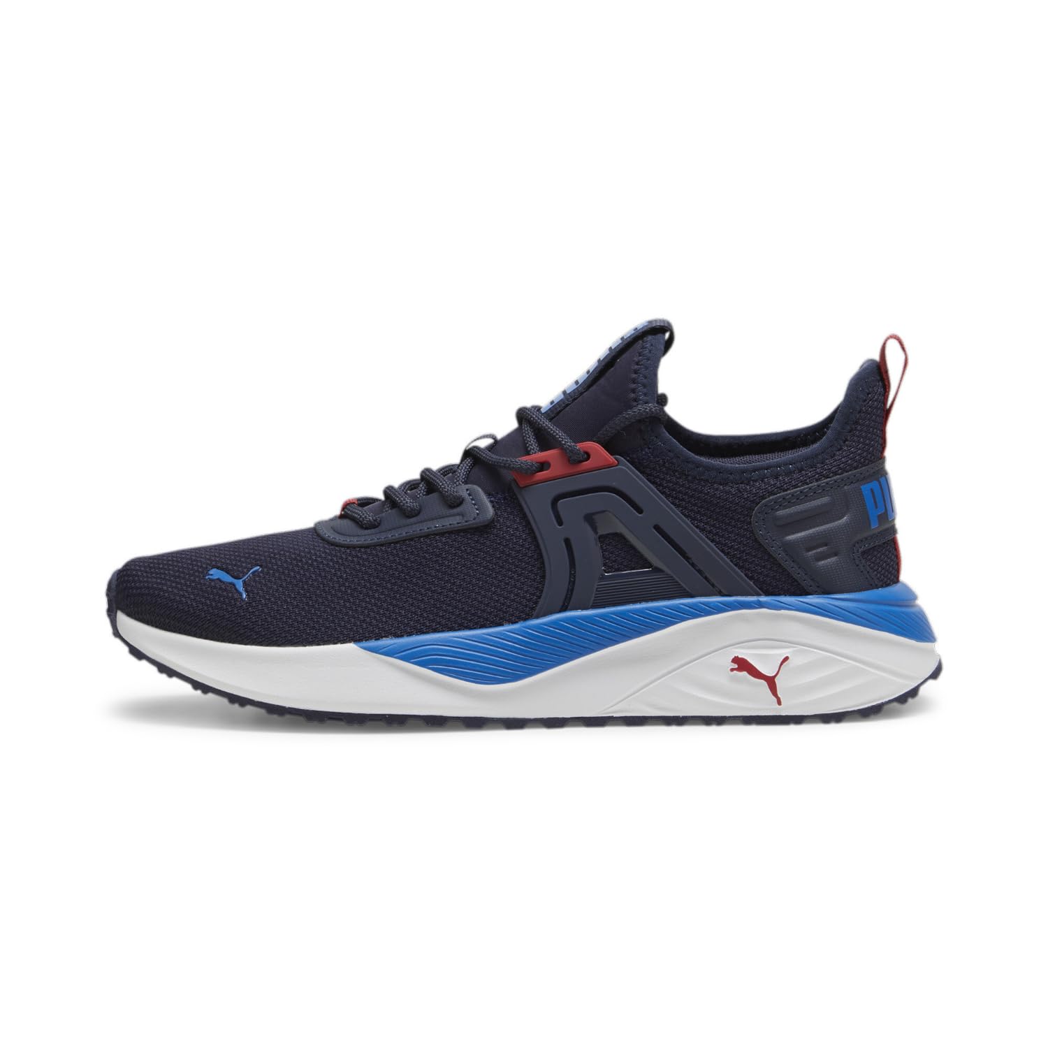 PUMA Mens Pacer 23 Sneaker, Mens Black-Club Red Mens Team Royal, 10.5 ...