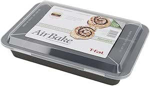 Amazon.com: AirBake Nonstick Cake Pan with Cover, 13 x 9 in: Square ...