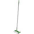 Amazon.com: Swiffer Sweeper Mop, 10 X 4.8 White Cloth Head, 46" Green ...