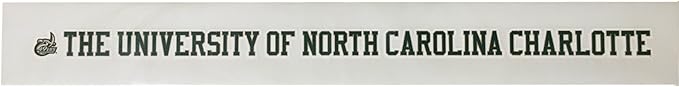 Amazon.com: UNC Charlotte 49ers 20"x2" Logo Auto Vinyl Decal: Sports ...