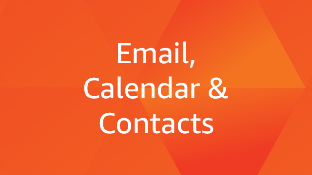 Watch Fire Tablet Help - Email, Calendar, and Contacts on Amazon Live