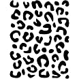 Amazon.com: Leopard Print Vinyl Decal Leopard Pattern Wall Stickers ...