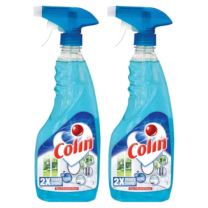Colin Glass Cleaner Spray - 500 ml (Pack of 2): Amazon.in: Health ...