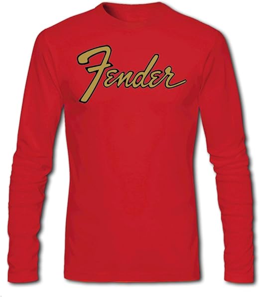 Fender Logo for 2016 Mens Printed Long Sleeve Tops t Shirts: Amazon.ca ...