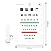 UCanSee E Eye Chart Visual Acuity Chart for Eye Exams 10 Feet (9x14 ...