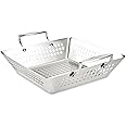 Amazon.com: All-Clad Outdoor Stainless Steel Square Basket, 14 x 11 ...