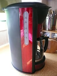 Logik 12 Cup RED Digital Display Coffee Maker/Machine: Amazon.co.uk ...