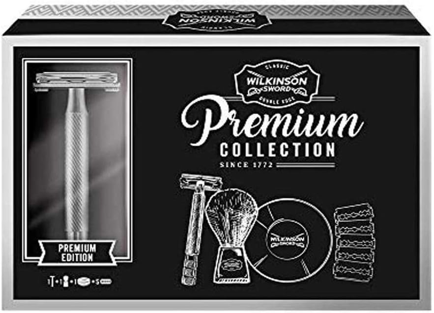 Wilkinson Sword Classic Double Edge Safety Razor Gift Set, Shaving ...